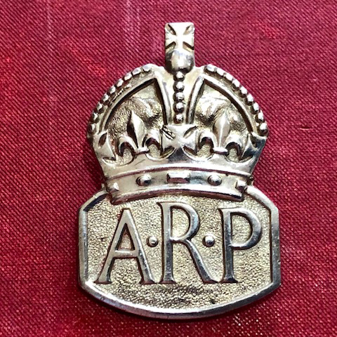 Original WW2 Home Guard and ARP Items, Tins, Boxes, Helmets, Badges ...