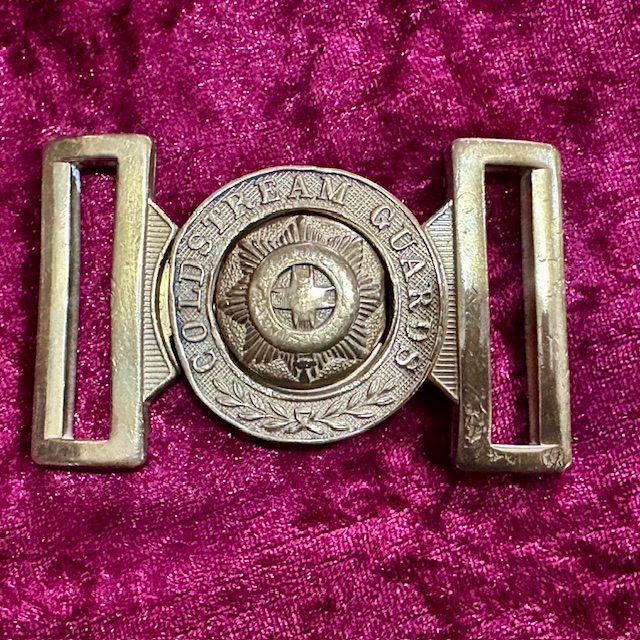 Armoury Antiques and Militaria: Ref: XXX - Coldstream Guards Belt Buckle.