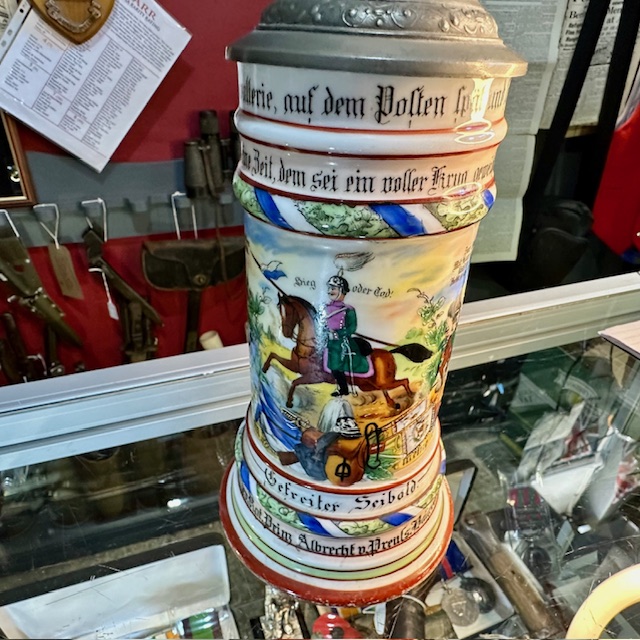 Antique and Military Curios: Ref: Prussian/ German Tankard.