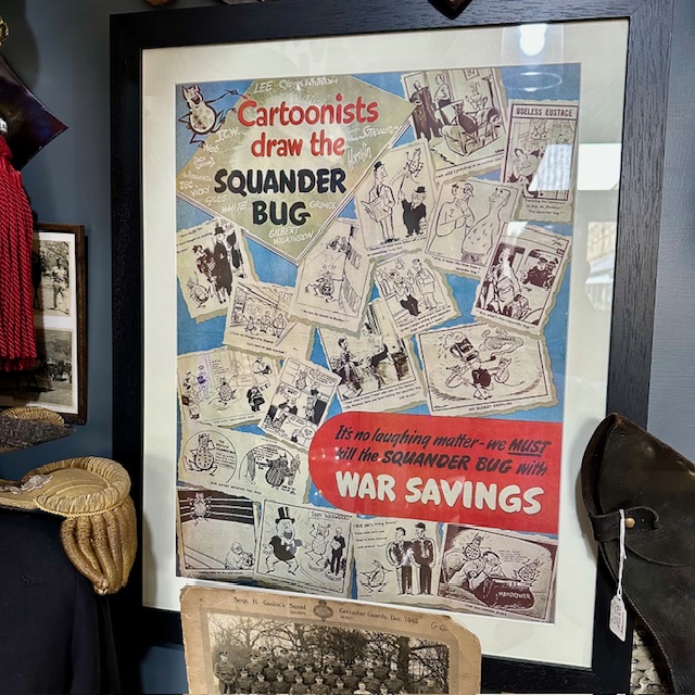 Armoury Antiques and Militaria: Ref: WW2 Professionally Framed Poster.